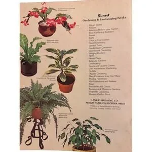 Sunset Books | Accents | How To Grow House Plants Sunset Book 976 ...